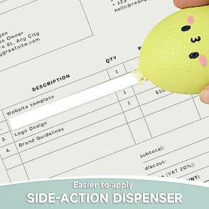 CINBOS White Out Correction Tape, Cute Aesthetic Kawaii White Out for School Office, Japanese Office Supplies and Stationery, 3 PCS(CS-07)