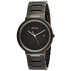 Seiko Mens Essential CONTEMP Black ION Finish