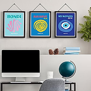 Woonkit 12 set Preppy Room Decor, Posters for Room Aesthetic, Trendy College Dorm Wall Decor, Cute Bedroom Office Living Room Home Wall Art Prints, Travel Pictures, Collage Kit Coconut Teen Girl Kawaii Stuff (A - PREPPY TRAVEL)
