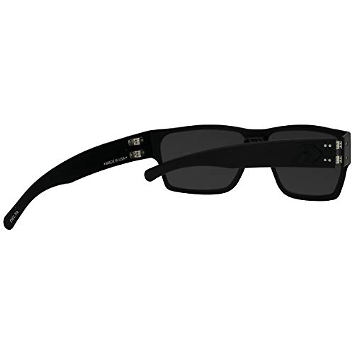 Gatorz Eyewear Delta Sunglasses - Matte Blackout Smoked Polarized Lens GDELMTBLK01PMBP