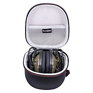 LTGEM Case for Howard Leight Honeywell Impact Sport Sound Amplification Electronic Shooting Earmuff - Hard Storage Travel Protective Carrying Bag