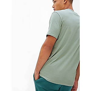 GAP Mens Vintage Logo Short Sleeve T-Shirt T Shirt, Gasoline Green, Large US