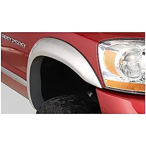 Bushwacker Extend-A-Fender Extended Front Fender Flares | 2-Piece Set, Black, Smooth Finish | 50013-02 | Fits 2002-2008 Dodge Ram 1500 Fleetside; 2003-2009 Ram 2500, 3500