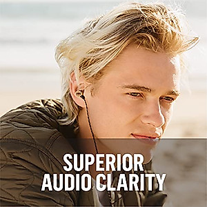 House of Marley Uplift 2: Wired Earphones with Microphone and Sustainable Materials (Brass)