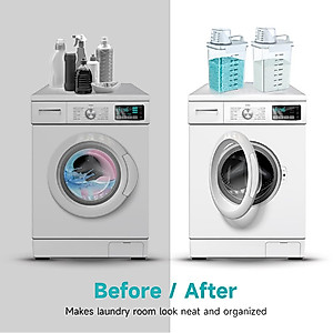 Tokokimo Laundry Detergent Dispenser, Laundry Powder Container, Laundry Scent Booster Beads Dispenser for Laundry Room Organization and Storage, Suitable for Powder, Laundry Detergent