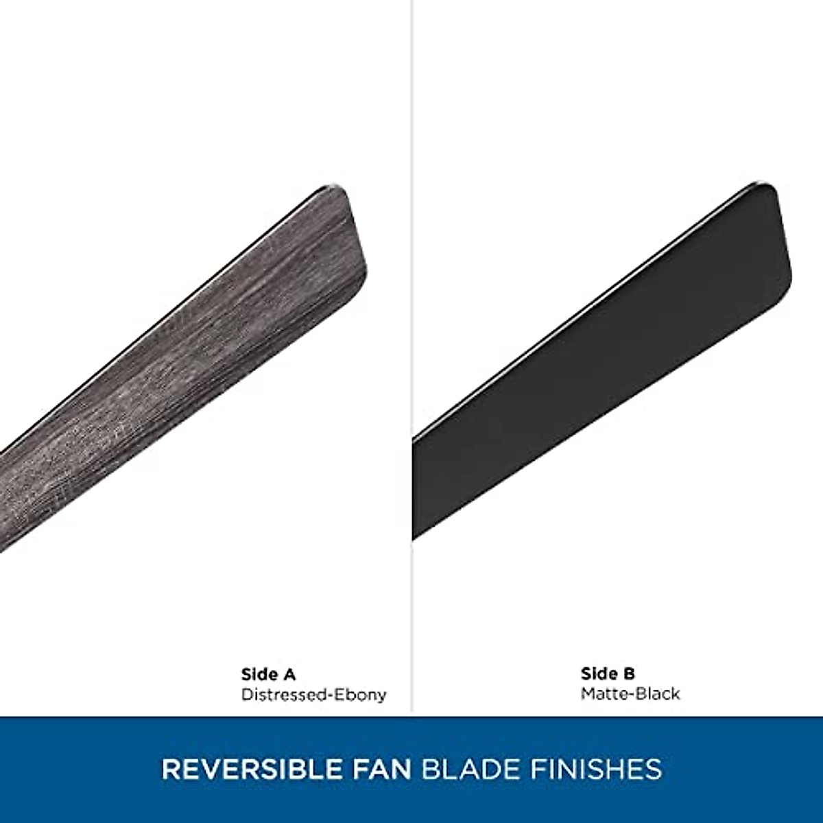 Progress Lighting P250076-31M-WB Trevina V 3-Blade Modern Indoor Ceiling Fan Matte Black with Light Kit and White Opal Shade