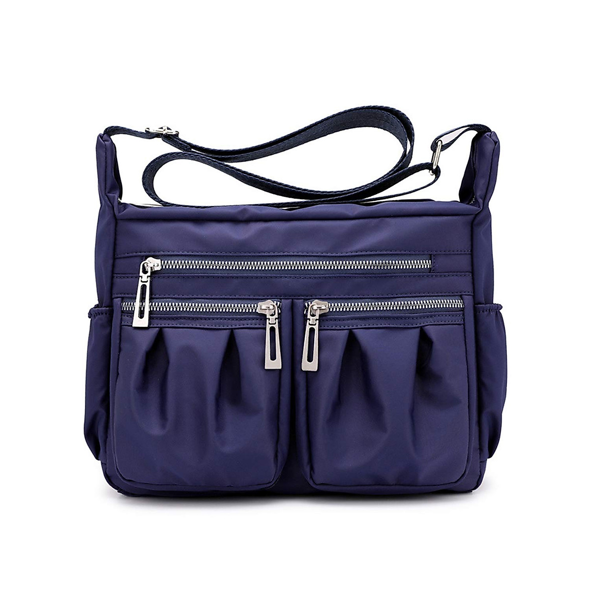 NOTAG Nylon Crossbody purse for Women Medium Messenger Bags Travel Shoulder Purses and Handbags (Blue)