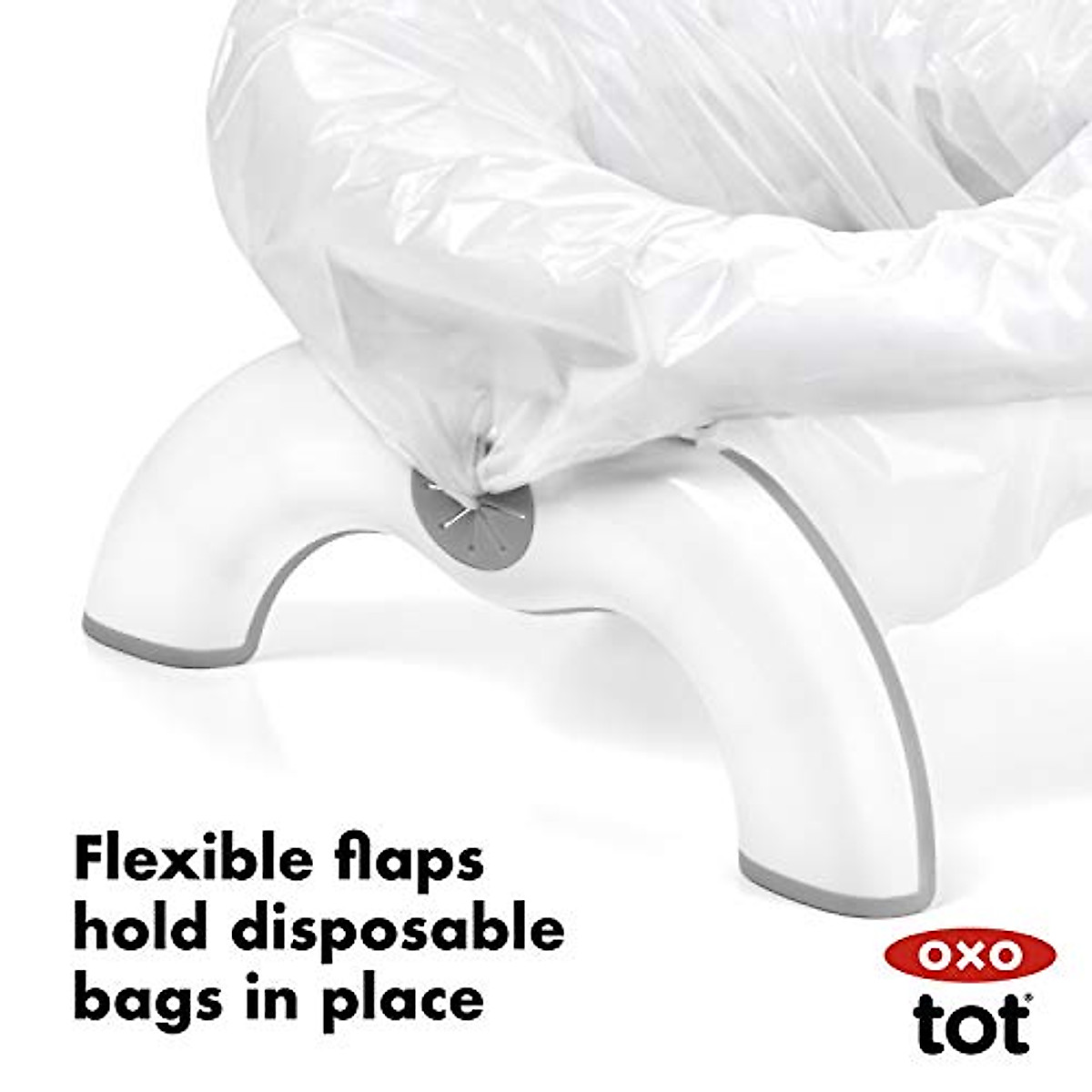 OXO Tot 2-in-1 Go Potty - Gray, 1 Count (Pack of 1)