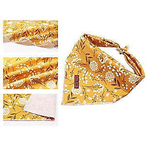 lionet paws Dog Bandana for Small Medium Large Dogs, Cat Dog Kerchief Dog Triangle Bibs Scarf for Girl Boy Gift