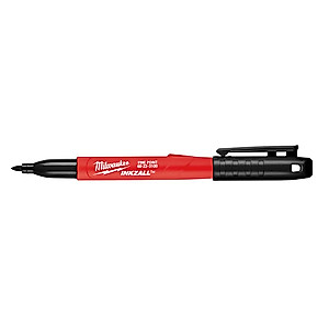 Milwaukee 48-22-3100 Inkzall Jobsite Fine Point Black Permanent Marker 12 Pack