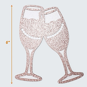 Bachelorette Banner Pearls & Prosecco Glitter Champagne Gold Wedding Shower Banner for Bridal Shower Decoration, Engagement and Bachelorette Party Decoration