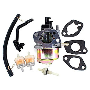 USPEEDA Carburetor for Jiangdong JD3500 JD3000 JD2500 JF168 5.5HP JF200 6.5HP 2500 3000 3300 Watt Fuel Filter