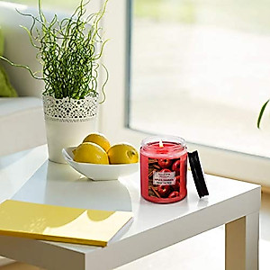 SCENTORINI Scented Candles, Apple Cinnamon Scented Candle, 7 oz Natural Soy Wax Candle, Aromatherapy Candle Gift Set for Halloween, Christmas