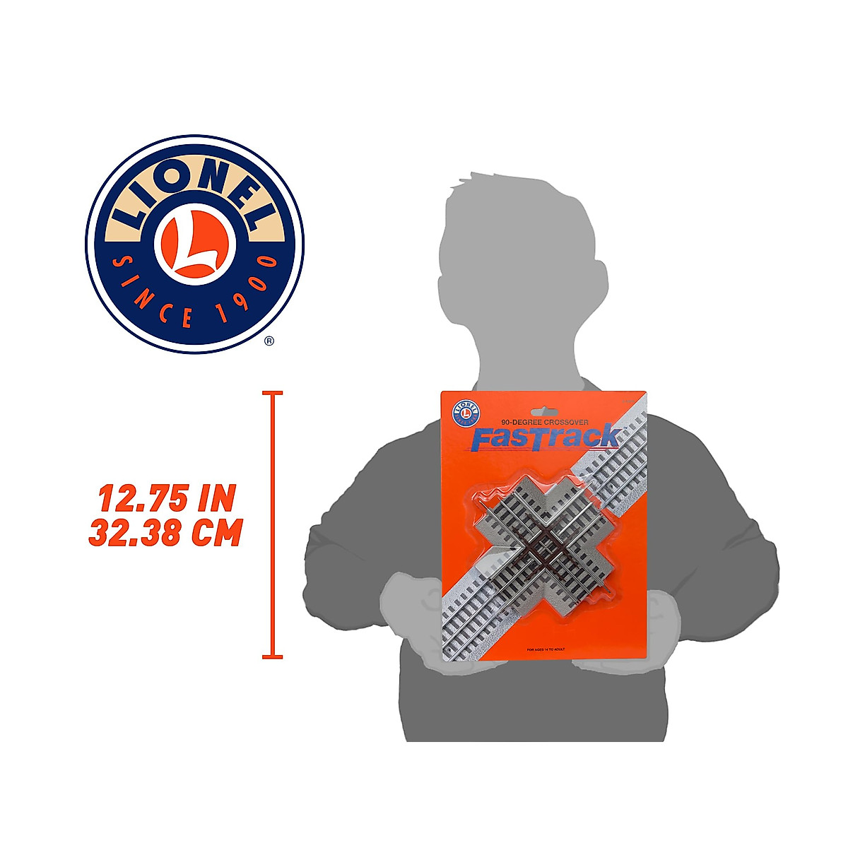 Lionel FasTrack 90-Degree Crossover (612019)