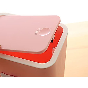 New Girls Lovely 11.03"(H) Square Home Kitty Waste Garbage Trash Can Bin