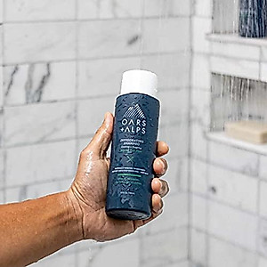 Oars + Alps Men's Sulfate Free Hair Shampoo, Infused with Witch Hazel and Tea Tree Oil, Alpine Tea Tree, 12 Fl Oz