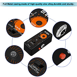 Amuzik Di Box Effect Pedal Matchbox Effector for Electric Guitar Pedal with Ture Bypass Mini Size