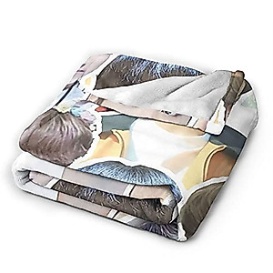 Blanket Jungkook Jeon Jung Kook Super Soft and Comfortable Fleece Blanket Throw Blanket Picnic Blankets Camping Blanket Beach Blanket for Decoration Bedroom Living Room Yoga (80"x60")