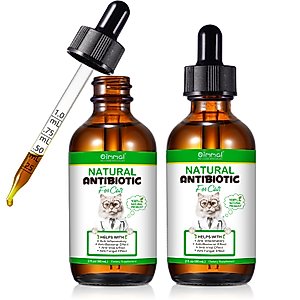 Generic 2 Pack Antibiotics for Cats, Premium Cat Antibiotics Supplemen, Natural Antibiotic for Cats, Pet Supplements, Cat Antibiotics Supports Immune & Cats Allergy Relief, Cats Multivitamin