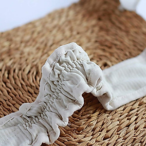 Topwon Cotton Baby Cloth Diaper Fastener Baby Belly Belt Diaper Fastener 6 Pack Belt Waist Support for Baby Reusable Washable Replaces Diaper Pins