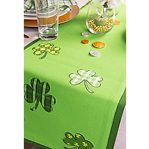 DII St. Patrick's Day Collection Tabletop, Table Runner, 14x52, Lucky Day