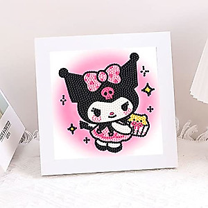 Educatgame 5D DIY Diamond Art Kits/with Photo Frame,Cute Diamond Art Making for Girls Boys Adult Beginners Gift (K-1)
