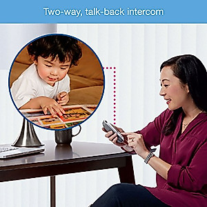 VTech BV73121GY Digital Video Baby Monitor with Full-Color and Automatic Night Vision, Gray