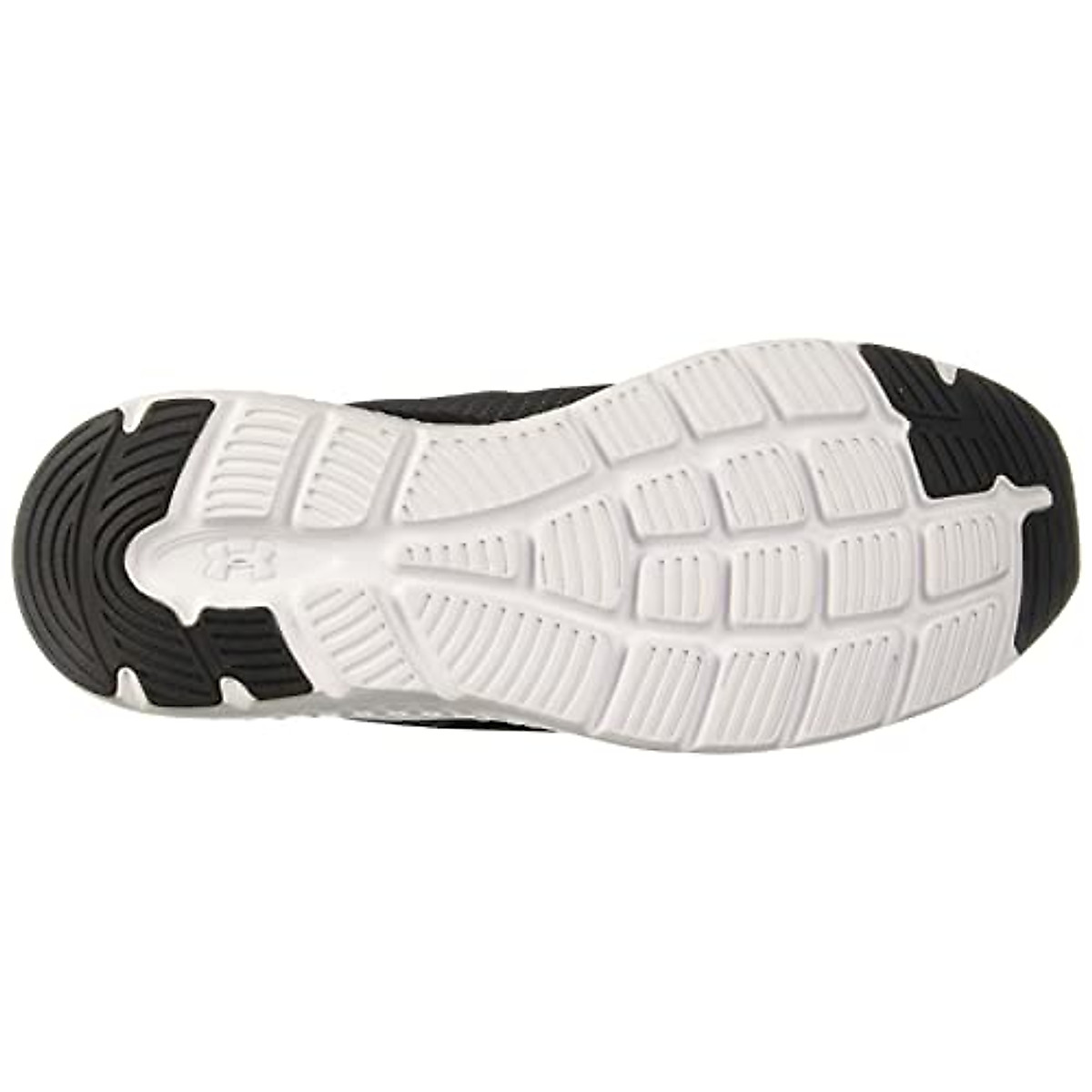 Under Armour Men's Charged Impulse 3 Running Shoe, (001) Black/Black/Metallic Silver, 14