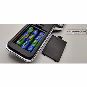 LED Handheld Magnifier for Reading 3x/6x Optical Magnifier for Low Vision, Visual Impairment, Magnifier for Seniors, Elderly People, Magnifier for Education, Office Work (Stepless Illumination adjust)