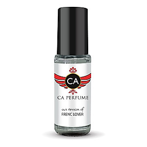 CA Perfume Impression of F Malle French Lover For Men Replica Fragrance Body Oil Dupes Alcohol-Free Essential Aromatherapy Sample Travel Size Concentrated Long Lasting Attar Roll-On 0.14 Fl Oz/4ml-X1