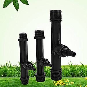 Fertilizer Injector Garden Irrigation Device Venturi Switch Water Tube Kit Irrigation Tube Fertilizer Mixer Agriculture Tool Plastic Black