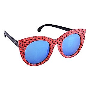 Sun-Staches Kids Miraculous Ladybug Glitter Dots Sunglasses Child Size Shades UV400 Arkaid, Multi, one Size (SG3774)Costume
