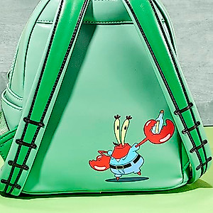 Loungefly Spongebob Squarepants: Plankton Lenticular Mini-Backpack, Amazon Exclusive
