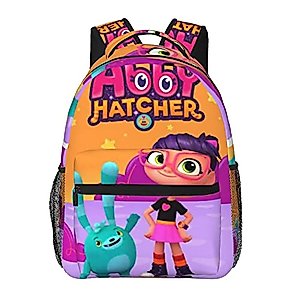 Zqiyhre Abby Backpack Print Cartoon Small Laptop Backpack Casual Travel Backpack for Students