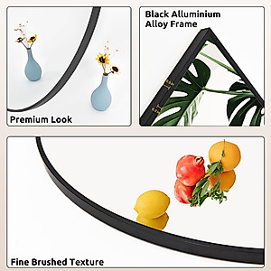 NISHCON Full Length Arched Floor Mirror with Stand, 64"x21" Framed Mirror for Living Room, Bedroom, Entryway and Dressing