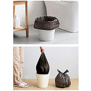 Nicesh 2.6 Gallon Diaper Trash Bags, 250 Counts, Black