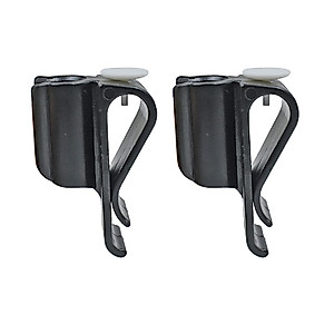 2PCS Golf Club Bag Clips On Putter Clamp Holder Organizer Value Durable Plastic Black Putting Clip Golf Accessories for Men Women Golfer