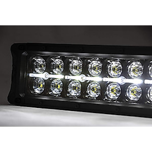 Rough Country 40" Black Series Curved Dual Row DRL CREE LED Light Bar - 72940BD