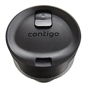 Contigo West Loop Stainless Steel Vacuum-Insulated Travel Mug with Spill-Proof Lid, Keeps Drinks Hot up to 5 Hours and Cold up to 12 Hours, 16oz Steel/Black
