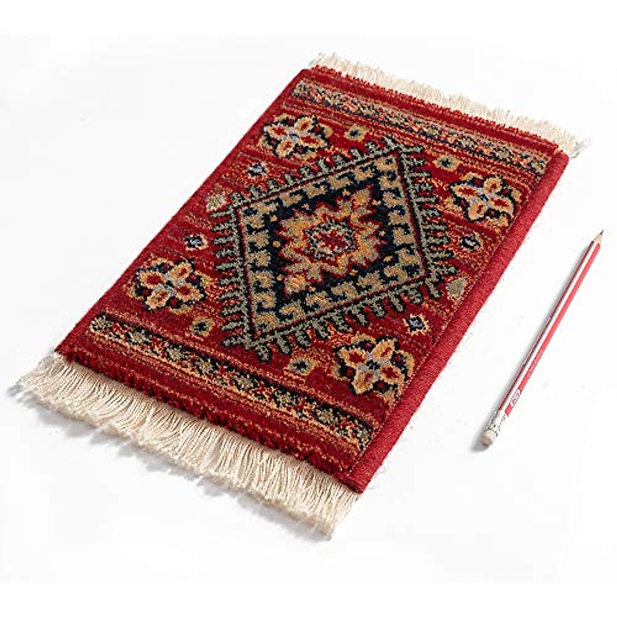 MOLDABELA – Authentic Antique Wool Rug Sample. Recommended by Experts (0.2x0.3m - 0'7"x1' ft)