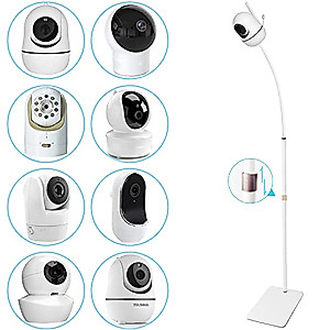 67" Adjustable Height Baby Monitor Floor Stand Holder for Infant Optics DXR-8 Pro,eufy HelloBaby and ANMEATE Baby Monitor,Owlet Kidsneed and BabySense Monitor，Also for Cameras with 1/4 Screw Mount
