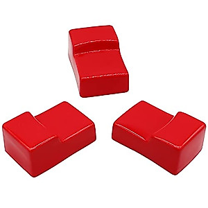 bbq777 3-Pack Ceramic Grill Feet Shoes Replacement Parts for Big Green Egg Charcoal Grill, Ceramic Feet for Kamado Grills Big Joe Charcoal Grill, Kamado Accessories Parts