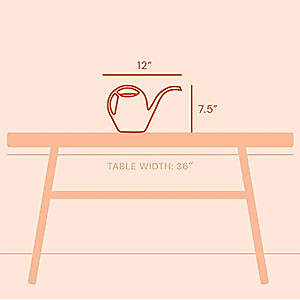 Bloem AW21-23 Watering Can Aqua Rite 1/2 Gal. (56 oz) Earthy Yellow