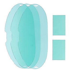 5PCS Large Viewing Screen Replacement Lens Welding Helmet with 3pcs Round Outer Screen 2pcs Inner Screen for Welder