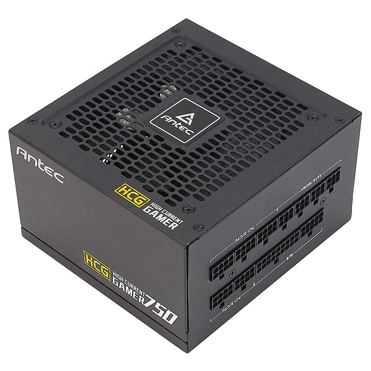 Antec HCG750 Gold Power Supply 750 Watts 80 PLUS Gold PSU with Full Modular, 120mm FDB Fan, Japanese Capacitors, ATX12V 2.4, 10 Years Support