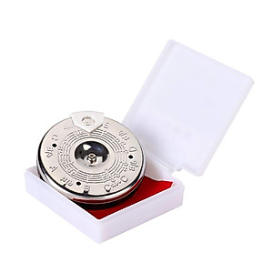 Alomejor Chromatic Pitch Pipe 13 Chromatic Tone Pipe Tuner Sensitive Chromatic Tuner with Case Instrument Turinging