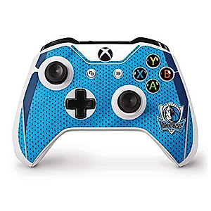 Skinit Decal Gaming Skin Compatible with Xbox One S Controller - Officially Licensed NBA Dallas Mavericks Jersey Design