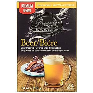 Bradley Smokers BTBR24 PREMIUMBISQUETTES-BTBR24-Premium Bisquettes-Beer 24Pk, 24-Pack, Multi