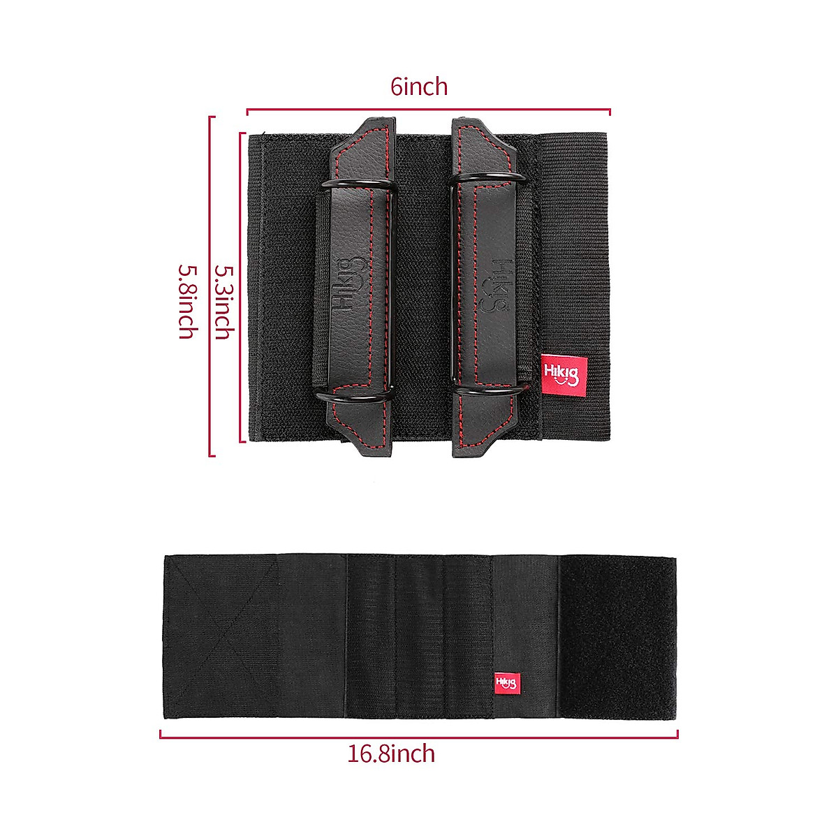 Hikig Visor Tablet Mount for 7-11 Inch Tablets, iPad 6/5/4/3/2/1, iPad Mini 5/4/3/2/1, iPad Air 3/2/1, Kindle, Android Tablets - Black