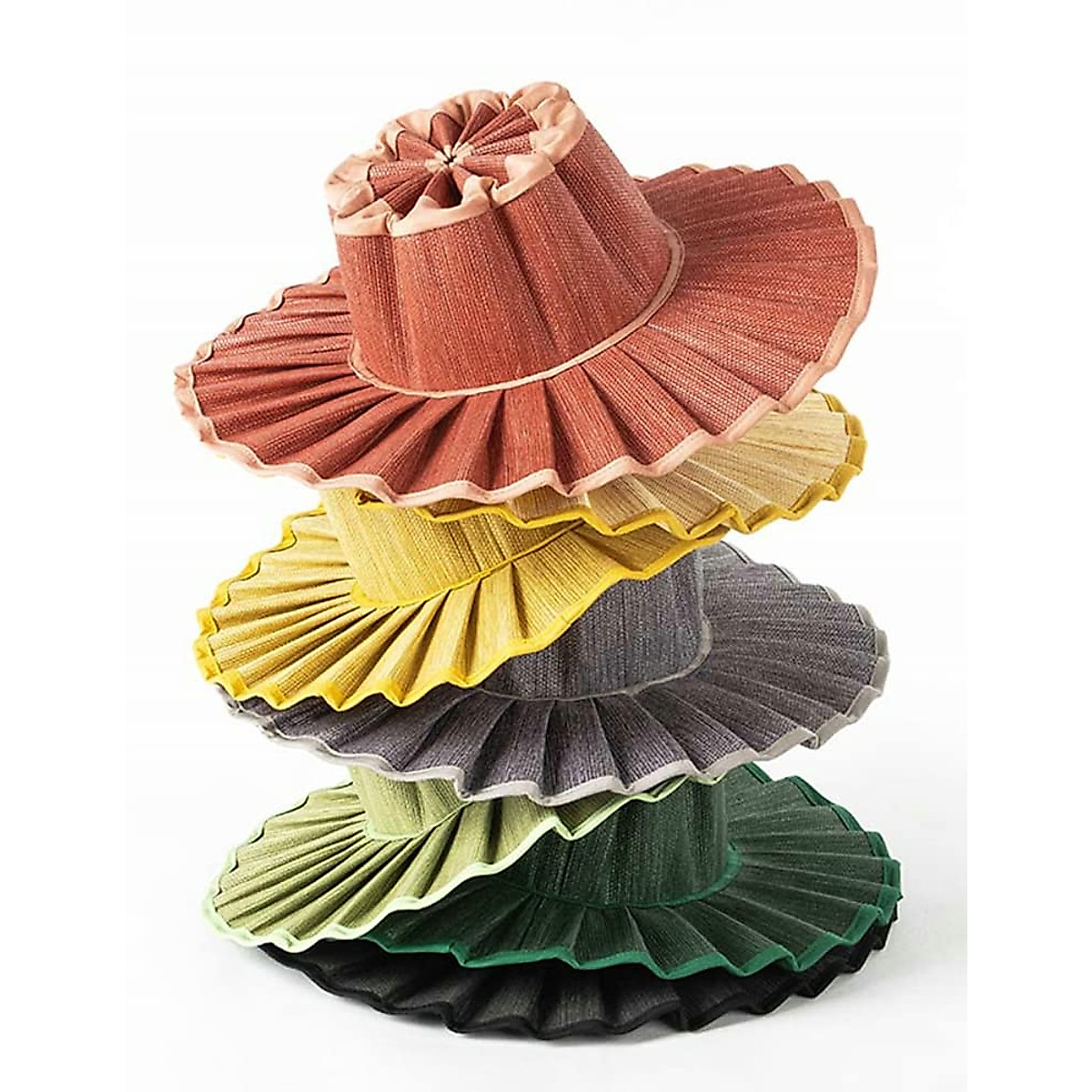 Womens Wide Brim Sun Hat Beach Hat for Women UPF 50+ Foldable Roll Up Stylish Trendy Floppy Cap Black